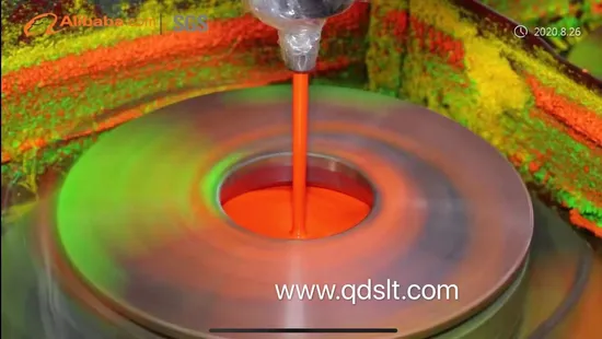 En840 200X50mm 8 인치 쓰레기통 고무 바퀴 브래킷 방향 200mm 회전 피마자 | PU캐스터(주)